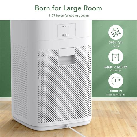 Acekool Air Purifier Af2 400 Cadr Smart Hepa Air Purifier