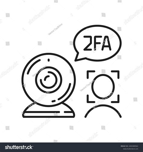2fa Two Factor Verification Access Authentication Stock Vector Royalty
