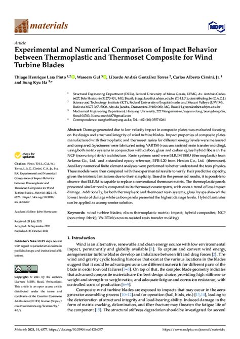 Pdf Experimental And Numerical Comparison Of Impact Behavior Between