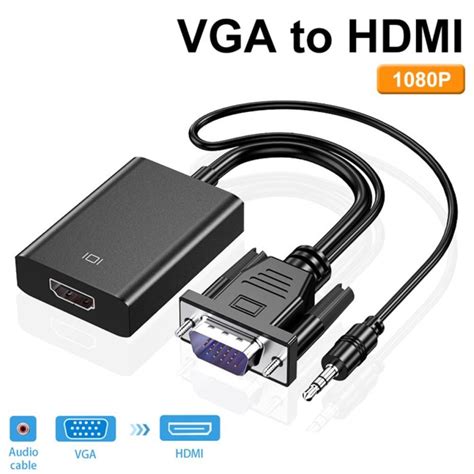 Jual VGA To HDMI Converter VGA To HDMI Female VGA To HDMI Converter Kab Lamongan Jadi Store