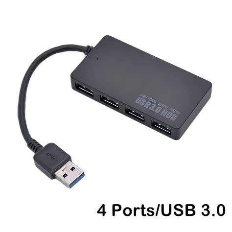 High Speed Usb 30 Hub Multi Usb Splitter 4 Poorte Vicedeal