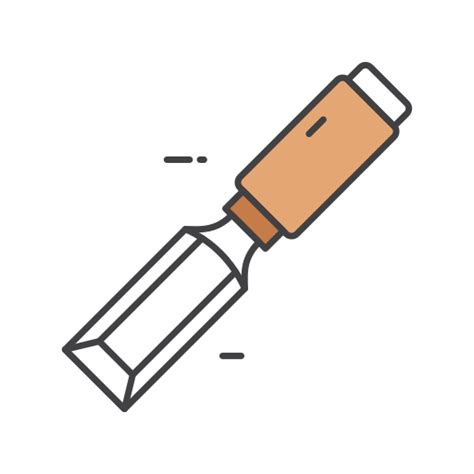 Chisel Generic Color Outline Icon Chisel Generic Color Outline Icon