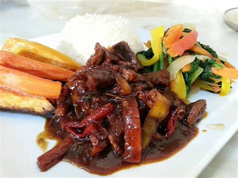 Diced Beef Casserole Served With With Rice Recipes By Chef Ricardo