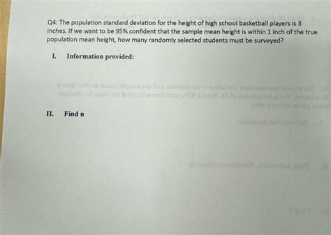 Solved Hello Please Help Me With The Following Statistics Chegg