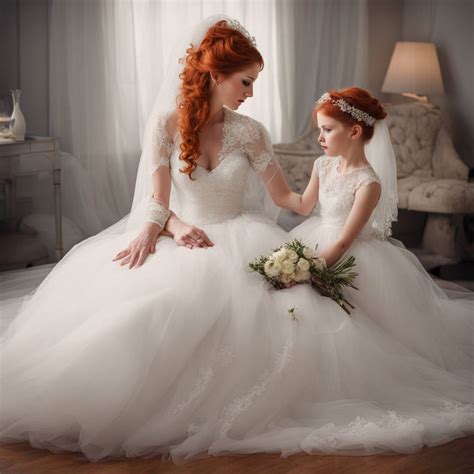 Mother Daughter Redhead Bride Elegant Sheer Submis By Suberous83 On