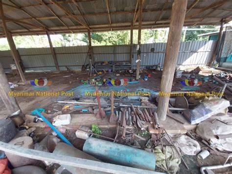 ရွှေဘိုမြို့နယ်၊ ကွန်ဆိပ်ကျေးရွာ စာသင်ကျောင်းမှ Nug အကြမ်းဖက်အဖွဲ့၏ လက