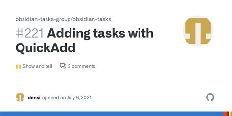 Adding Tasks With QuickAdd Obsidian Tasks Group Obsidian Tasks