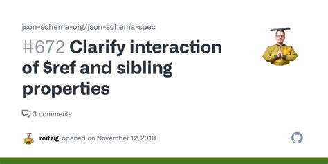 Clarify Interaction Of Ref And Sibling Properties · Issue 672 · Json