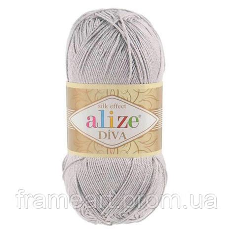 Купить Ализе Дива (Alize Diva) 100г/350м 168 морская ракушка, цена 70 ...