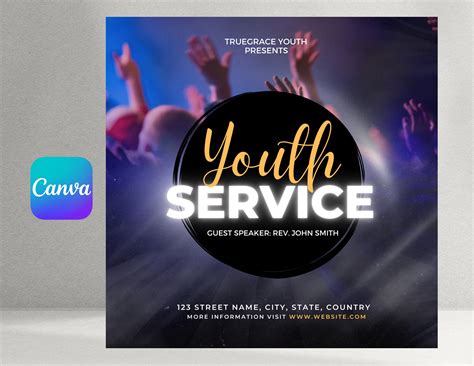 Youth Ministry Flyer Templates Youth Flyer Template Church Flyers