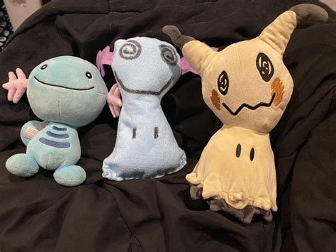 Made My Own Plush Its If Mimikyu Mimicked Wooper My Two Fav Pokémon R Pokeplush