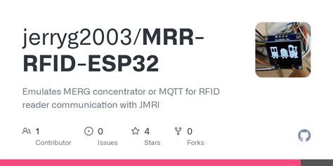 Mrr Rfid Esp32 Rc522 Esp32 Rfid O At Master · Jerryg2003 Mrr Rfid Esp32 · Github