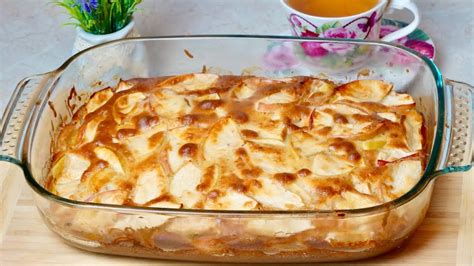 Яблочный пирог тающий во рту Самый Быстрый Рецепт пирога Просто