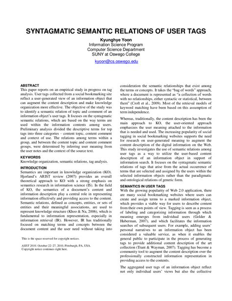Pdf Tag Co Occurrence Analysis Using The Association Data Mining Rule