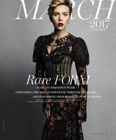Scarlett Johansson Marie Claire March Razorfine Review