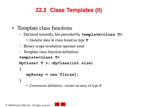 C Templates Online Presentation C Templates Online Presentation