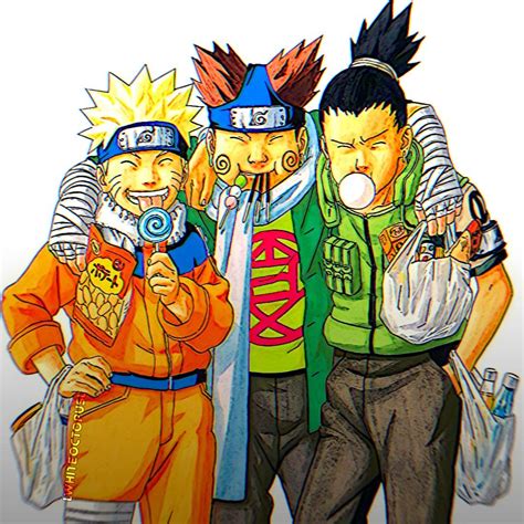 Naruto And Choji And Shikamaru Icon Shikamaru Naruto Art Naruto