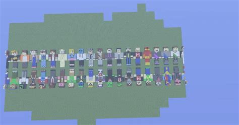 Skins Of Youtubers Minecraft Project