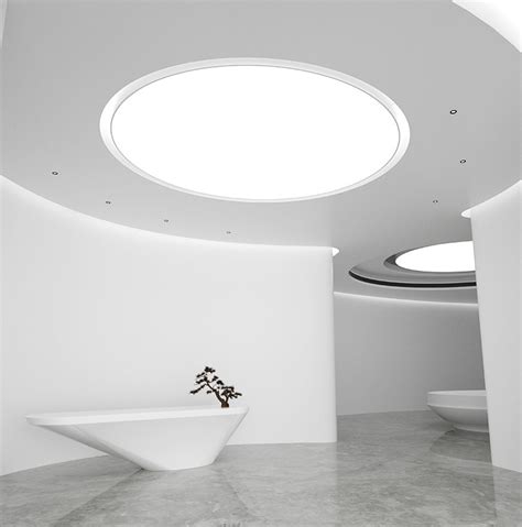 Circular Panel Modular Led Linear Light System Zero Light Leakage Moq 1pc