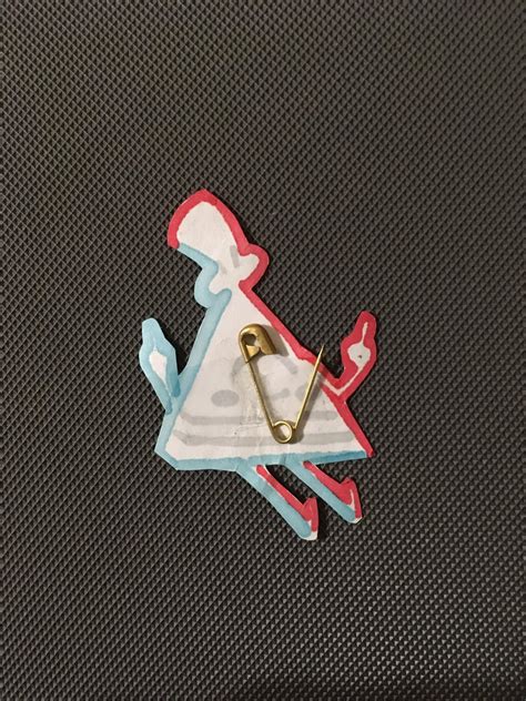 Handmade Bill Cipher Pin R Gravityfalls