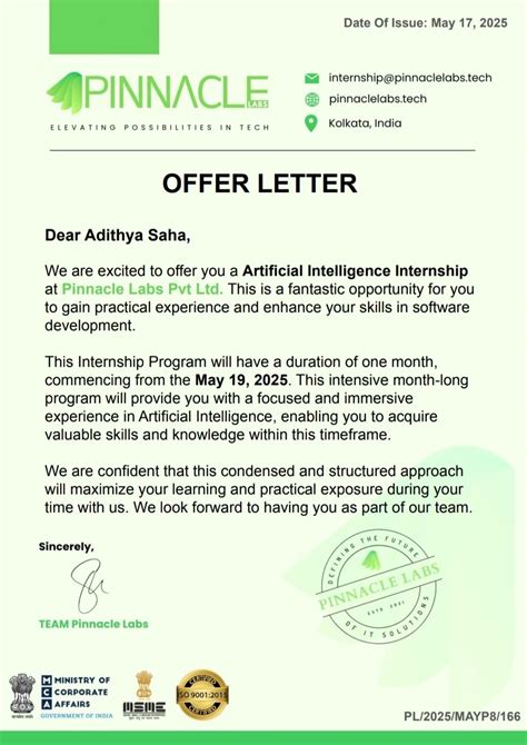 Pinnaclelabs Internship2025 Adithya Saha