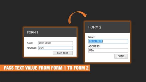 How To Pass Text From Textbox Form 1 To Textbox Form 2 Using C Youtube