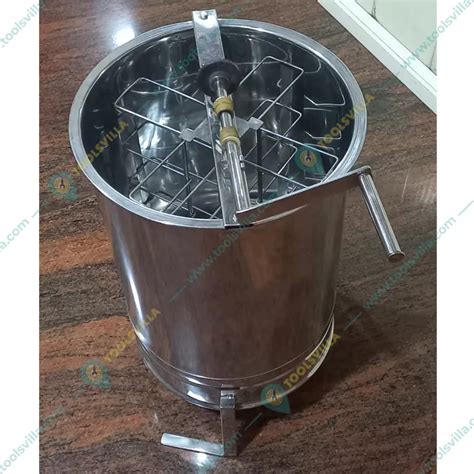 6 kg manual honey extractor stainless steel material