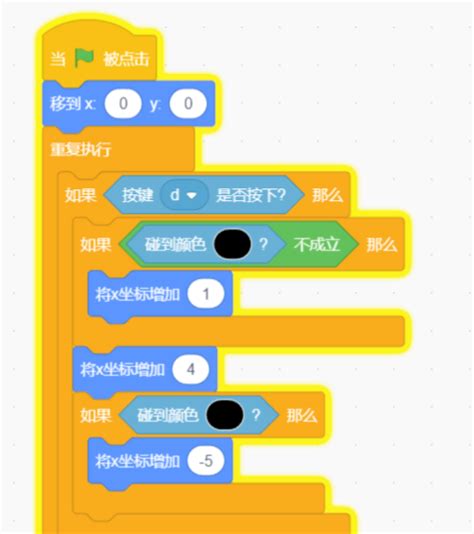 Scratch 之 如何制作简单的碰撞箱scratch碰撞箱 Csdn博客