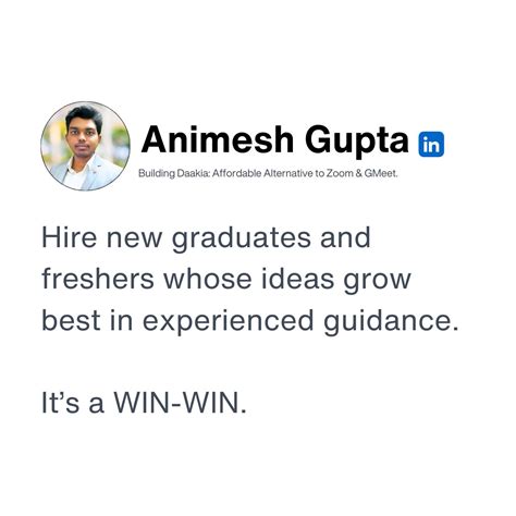 Animesh Kumar On Linkedin Thoughts