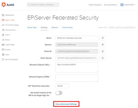 Implementing Federated Security In Episerver Using Auth0 David