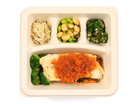 白身魚の辛味噌だれ｜【nosh ナッシュ】ヘルシー・糖質に配慮した食事宅配サイト