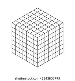 Practice Exercise Draw Isometric Cube On 库存矢量图免版税2344589563 Shutterstock