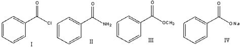 Rank The Following Carboxylic Acid Derivatives In Decreasing Order Most To Least Of Reactivity