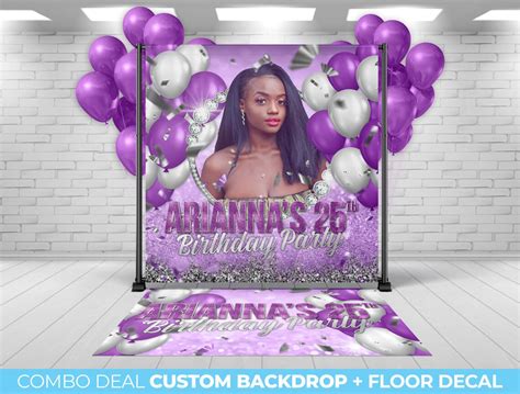 Backdrop Floor Decal Custom Backdrop And Matching Floor Etsy