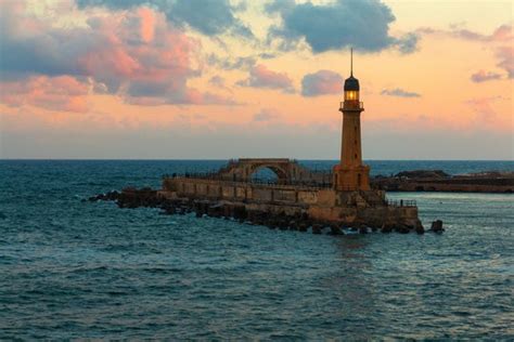 Lighthouse At Alexandria Egypt
