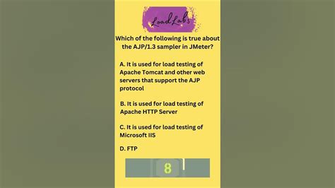 Which Of The Following Is True About The Ajp13 Sampler In Jmeter