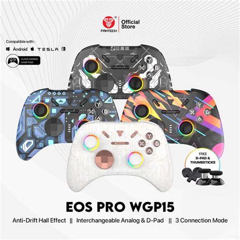 Jual Fantech Eos Pro Wgp15 Wireless Bluetooth Gamepad Joystick Pc Android Ios For Laptop Pc