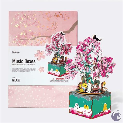 Diy Boite à Musique Arbre Cherry Blossom Bil — La Ribouldingue