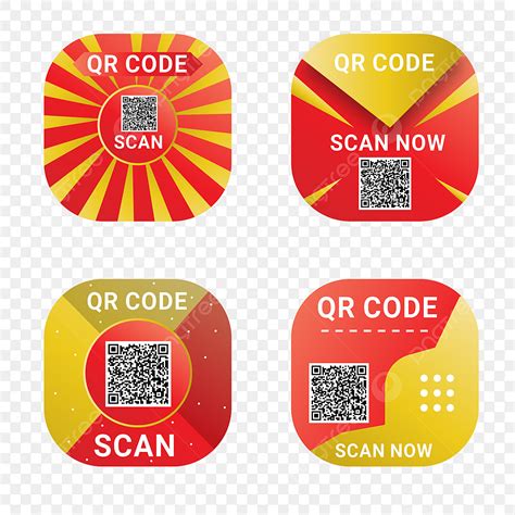 Qr Code Illustration Vector Hd Png Images Qr Code Label Code Scan