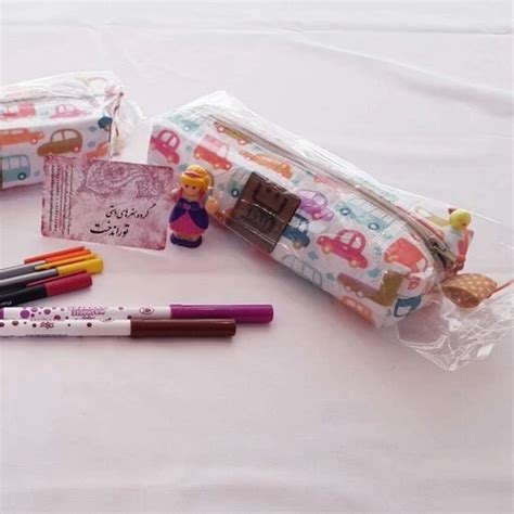 خرید و قیمت جامدادی استوانه ای توراندخت پارچه ای قابل شستشو سایز کوچک