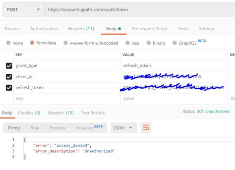 Unable To Authenticate Orchestrator Cloud Platfromapi Connect Issue Help Uipath Community