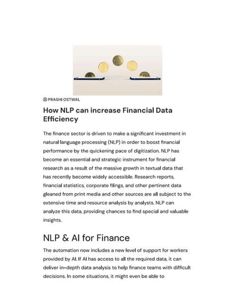How Nlp Can Increase Financial Data Efficiencypdf
