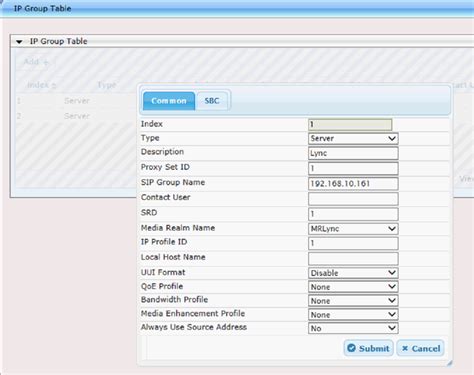 UcomsGeek AudioCodes Configuration Logic