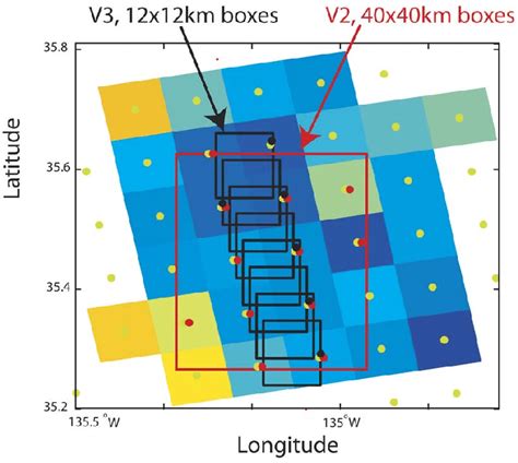 Geometry For Comparing Modis Aod Retrievals Solid Boxes To Caliop V2