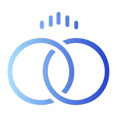 Interlocking Rings With Signal Burst 47019193 Vector Art At Vecteezy