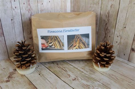 Pinecone Fire Starters Fircone Soy Wax Campfire Starter Etsy