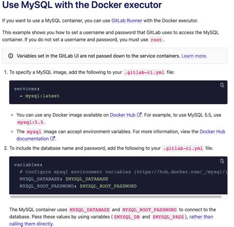 Gitlab Config Automation Test With Mysql Service Jie Chens Blogs