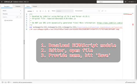 Oracle 23c Free Developer Release Mle Js Modules And Snippets