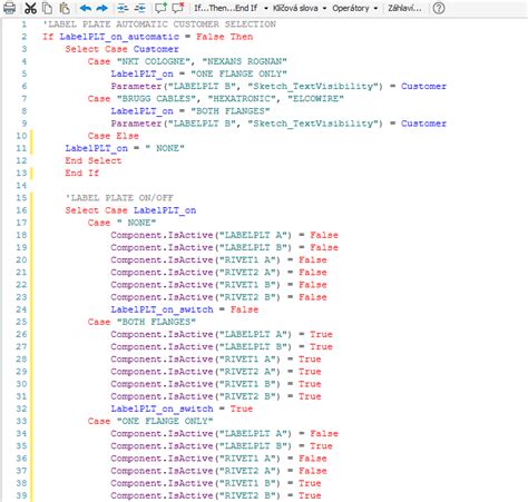 Bug Ilogic Rule Wrong Formatting With Case Else Autodesk Community