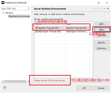 Tomcat Could Not Publish To The Serverplease Assign Jre To The Server